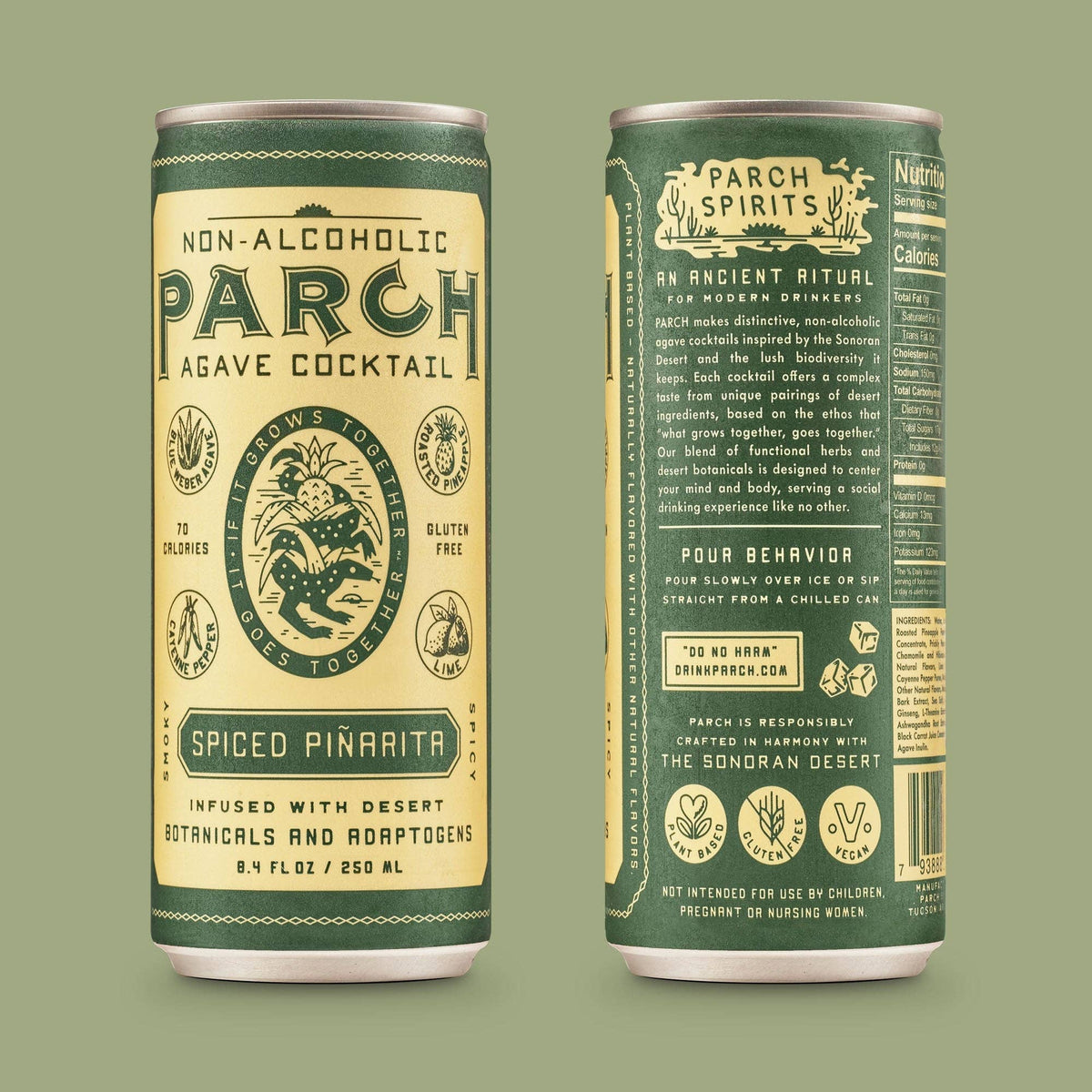 Parch Spirits Co. - PARCH Spiced Piñarita Non-Alc Agave Cocktail ...