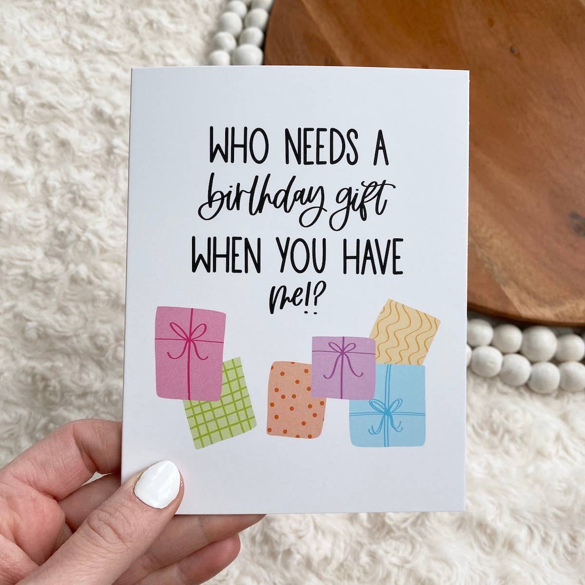 Big Moods - "Who Needs A Birthday Gift When You Have Me?" Birthday Car ...